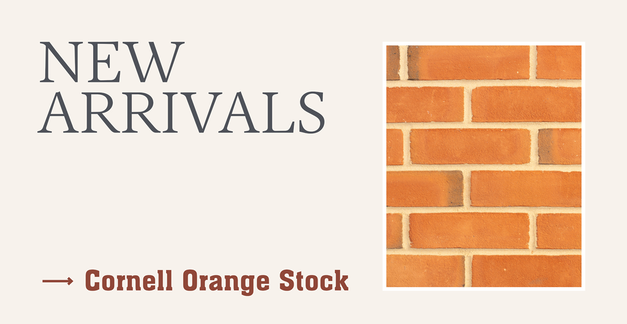 Cornell Orange Stock Brick | Orange Multi | Manchester Brick